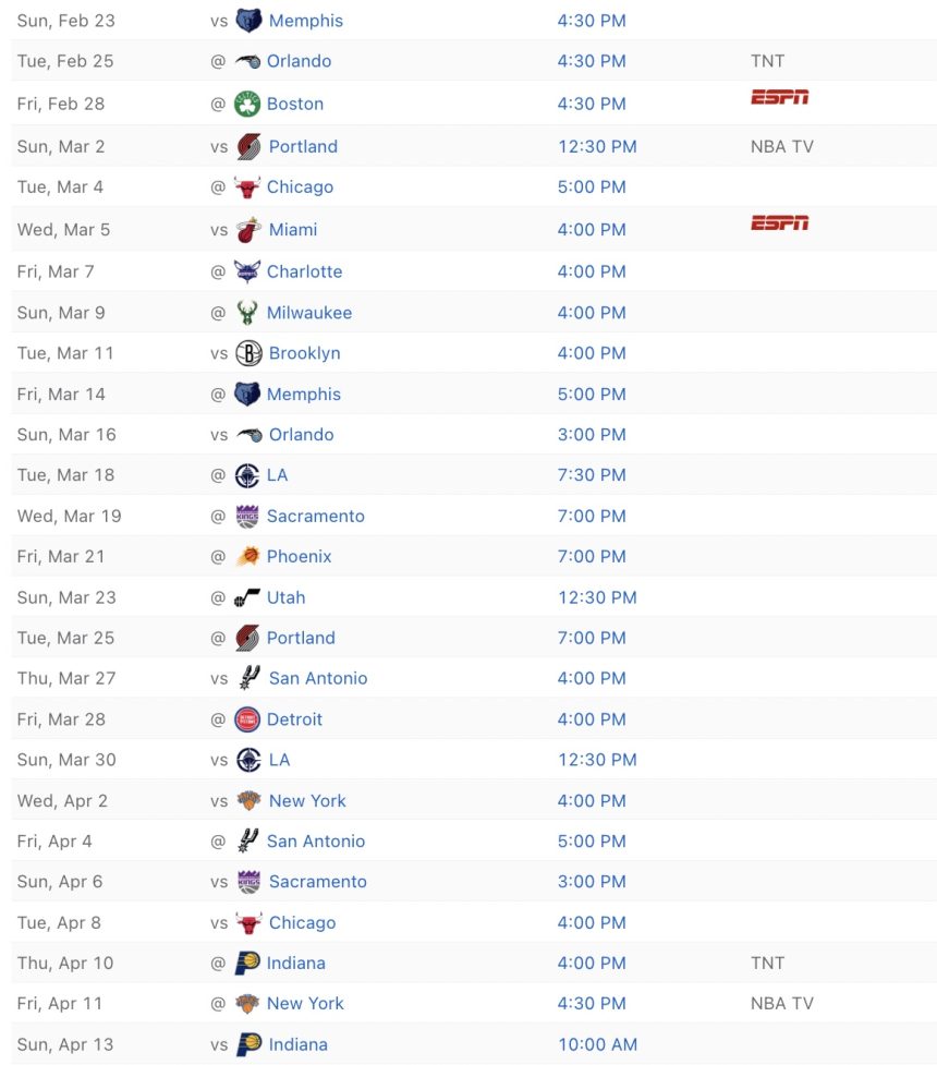 Cavs schedule for 2024-25 season - Cavaliers Nation
